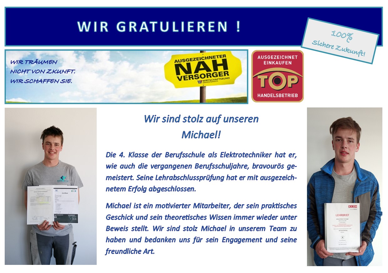 Herzlichen Glückwunsch zur mit Auszeichnung bestandenen LAP! - elektro ...